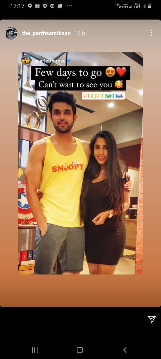 Can't wait to see you: Who is the mystery girl Parth Samthaan is so ...
