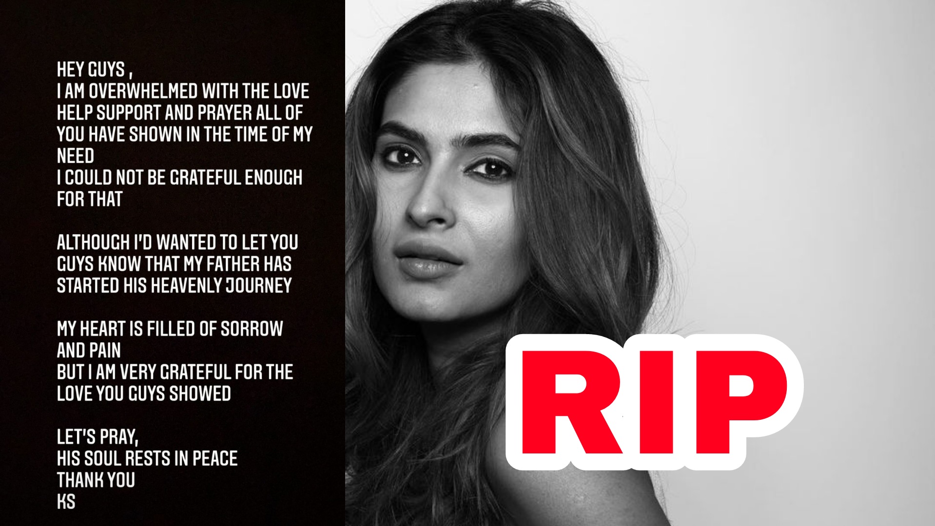 RIP: Actress Karishma Sharma's father passes away