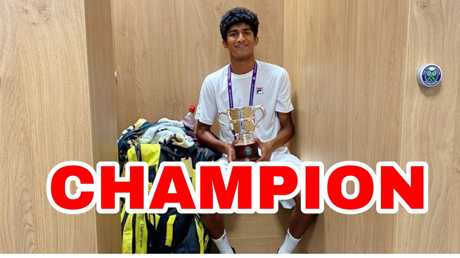 Congratulations: Indian-origin Samir Banerjee is Jr Wimbledon champion
