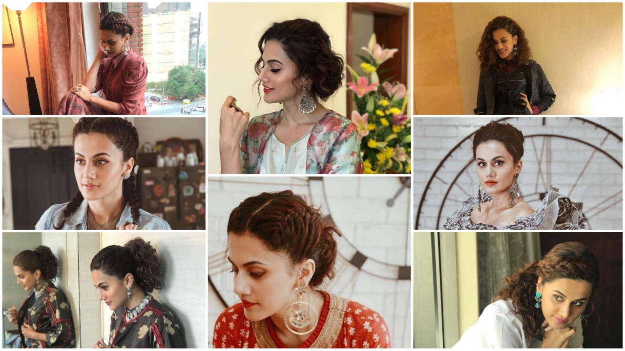 8 Times Taapsee Pannu's Curly Hairstyle Has Caught Our Attention, Take Cues