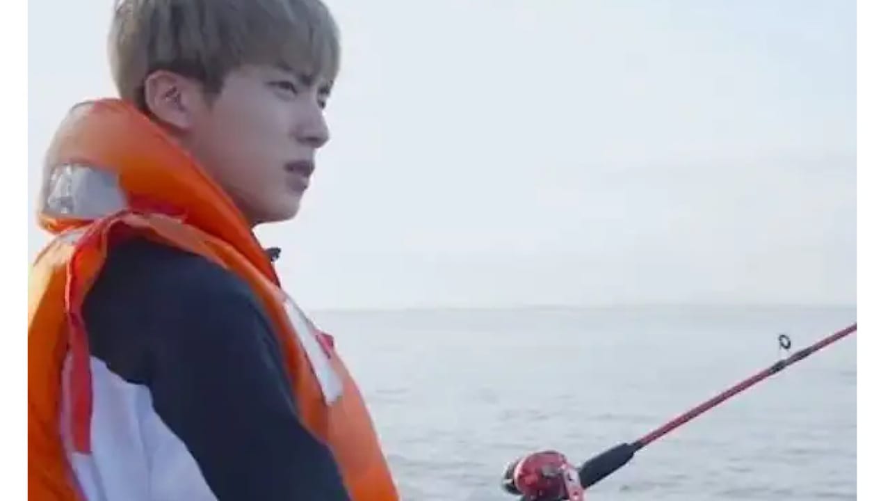 BTS’ Jin Encounters A Shark While He Was Off To Fishing; Check Out How ...