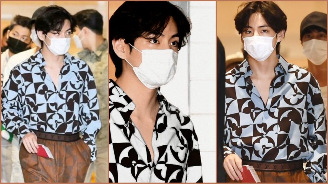 BTS V Is True Fashion Icon And We Can’t Stop Crushing On This Airport ...