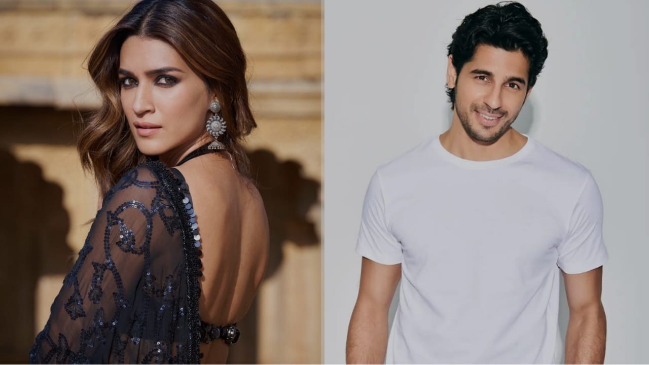 Swalala Kriti Sanon Sets Temperature Soaring In Black Saree And Dark