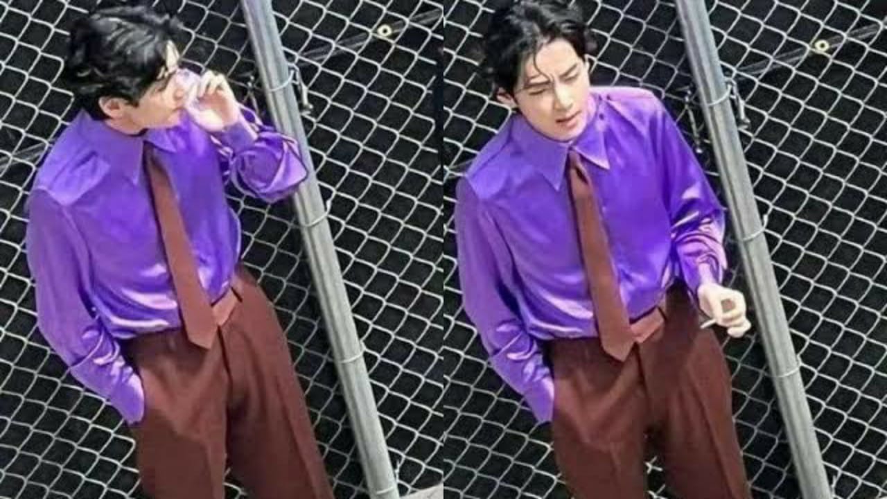 Caught On Camera: BTS member V spotted smoking at Grammy Awards 2022 ...