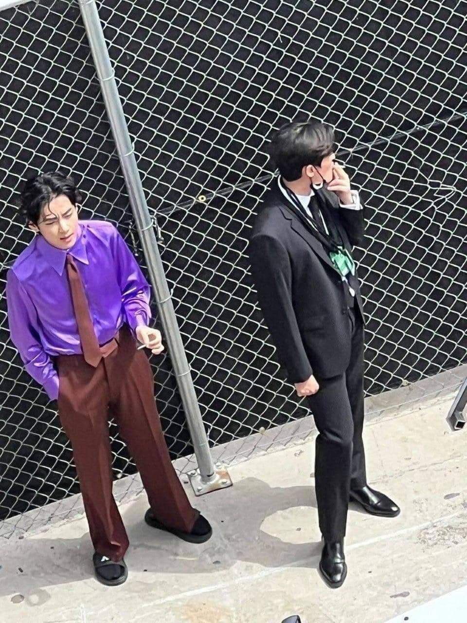 Caught On Camera: BTS member V spotted smoking at Grammy Awards 2022 ...