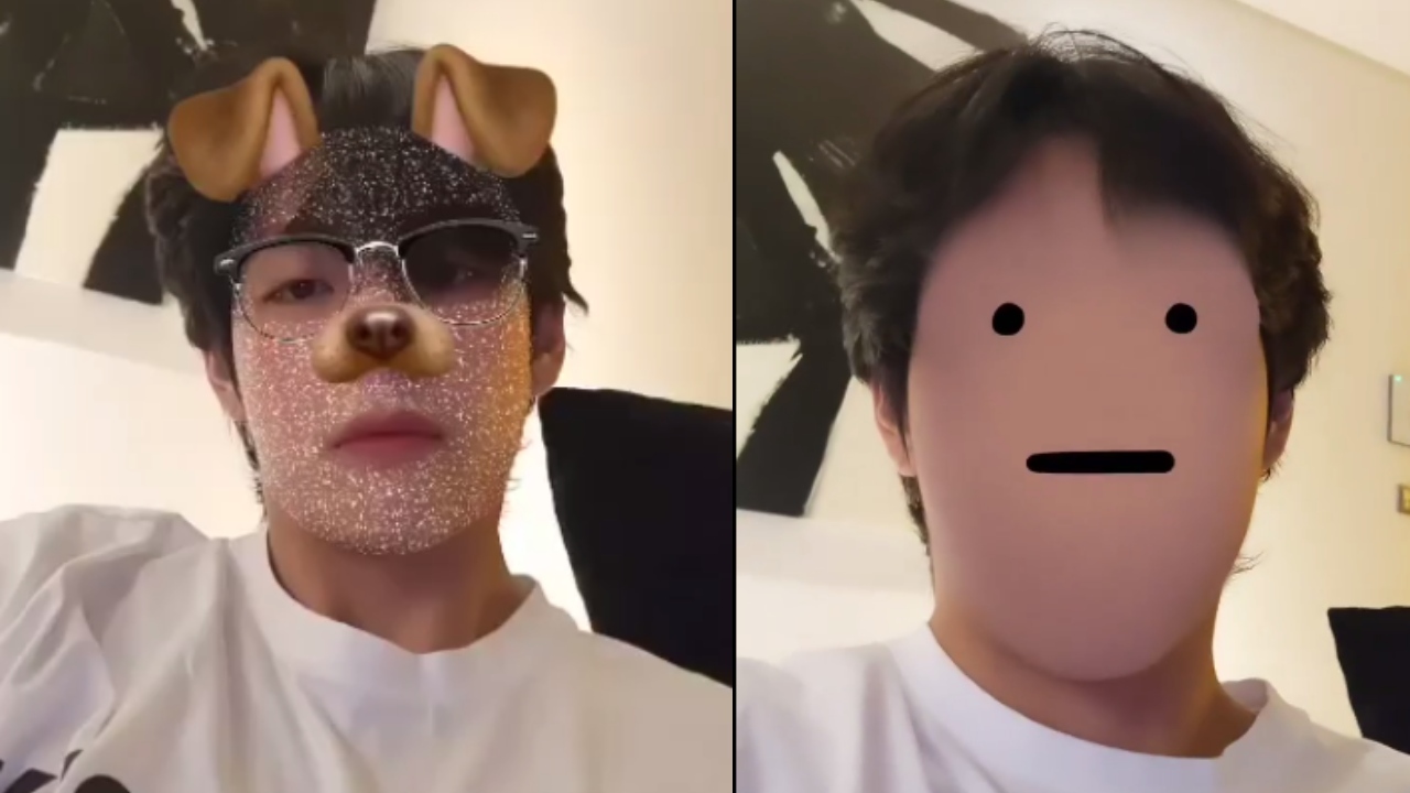 Cutest ever: BTS V goes playful with Instagram filters, watch video