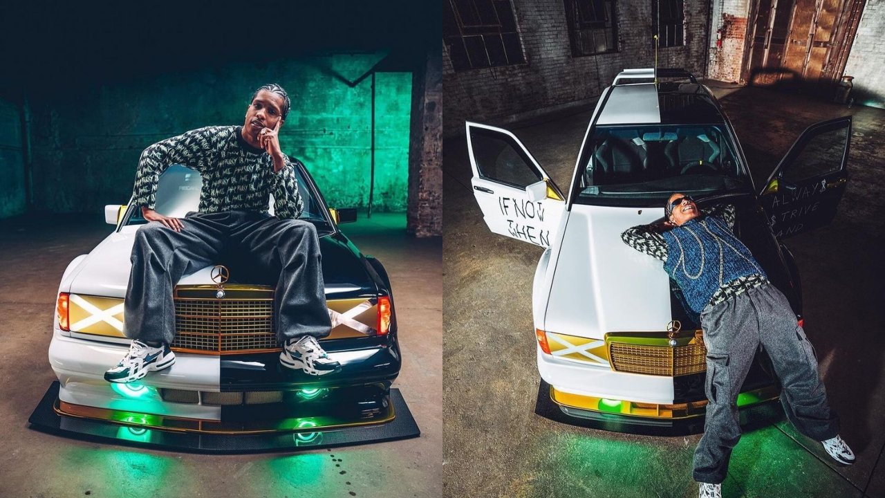 A$AP Rocky’s real-life customised Mercedes-Benz 190E is taking over ...