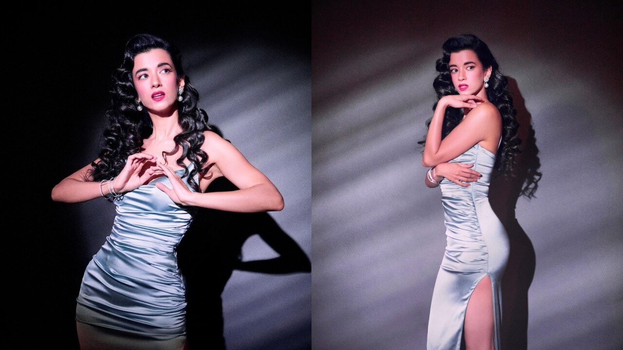 Saba Azad Looks Fiery Hot In Silver Bodycon Thigh-high Gown, Hrithik ...