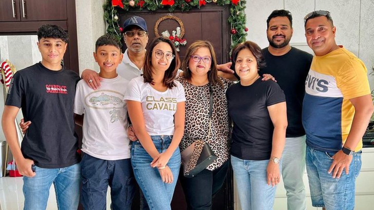 It's family time for Erica Fernandes